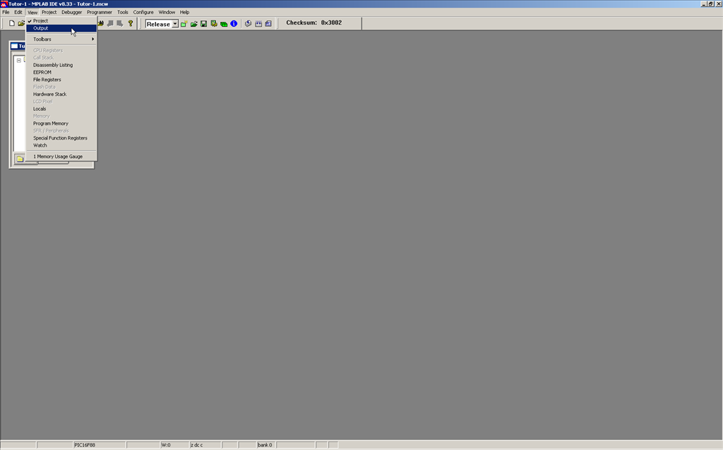 Creating A New Project In Mplab Microchip Pic Microcontroller